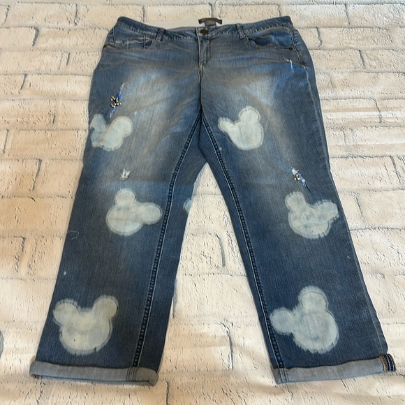 Disney | Jeans | Democracy Custom Disney Mickey Mouse Jeans | Poshmark
